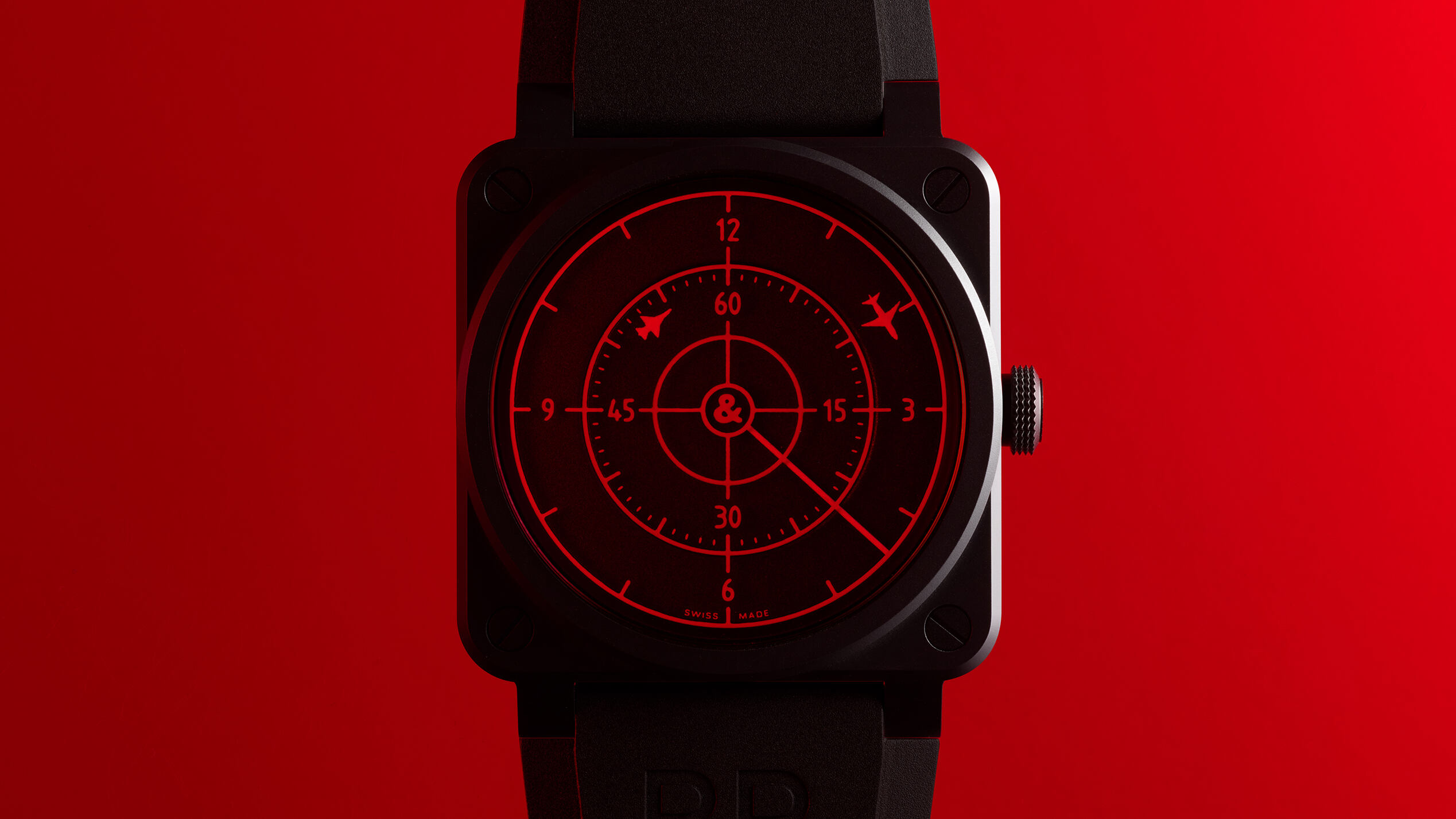 BR 03-92 RED RADAR CERAMIC